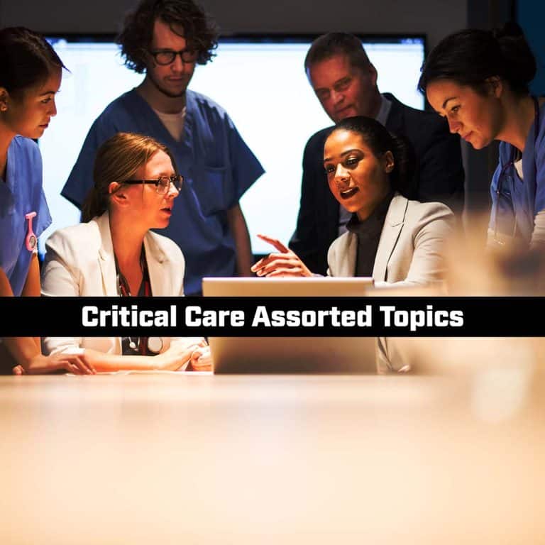 Critical Care Assorted Topics: Podcast Subscription – FlightBridgeED